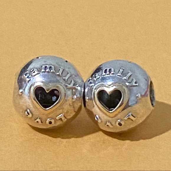 Pandora | Jewelry | New Pandora Family Love Two Tone Clip Sterling 4k ...